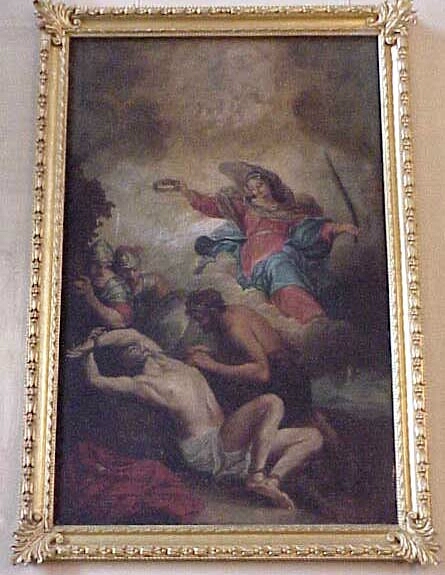 Peinture (Martyre de saint Barthélemy) - Répertoire du patrimoine ...