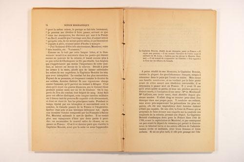 Brochure (Une page de notre histoire, ou, Notice biographique sur le ...