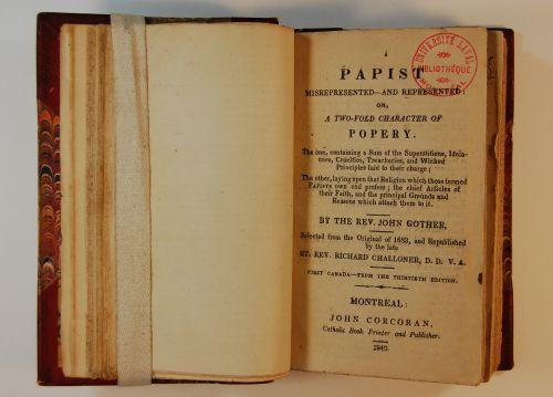 Brochure (A papist misrepresented, and represented, or, A two-fold ...
