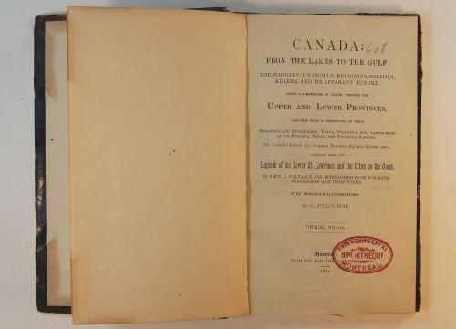 Livre (Canada; from the Lakes to the Gulf: the country, its people ...
