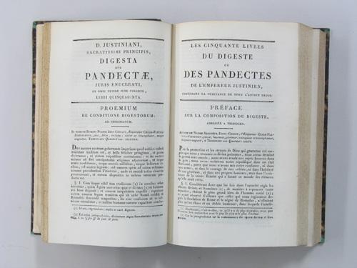 Livre (Pandectes de Justinien : mises dans un nouvel ordre, avec les ...