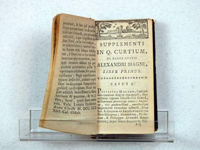 Livre (Q. Curtii Rufi historiarum libri accuratissime editi. huic ...