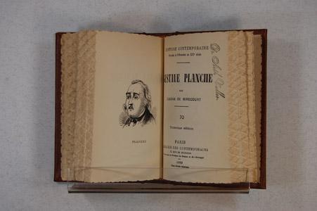 Livre (Gustave Planche) - Répertoire du patrimoine culturel du Québec