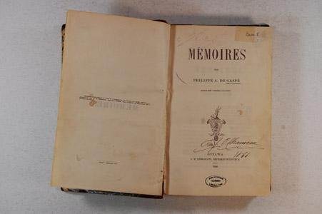 Livre (Mémoires) - Répertoire du patrimoine culturel du Québec