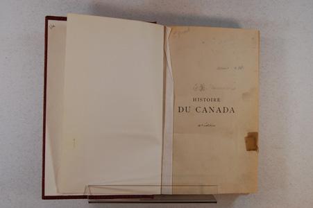 Livre (Histoire du Canada depuis sa découverte jusqu'à nos jours (Tome ...