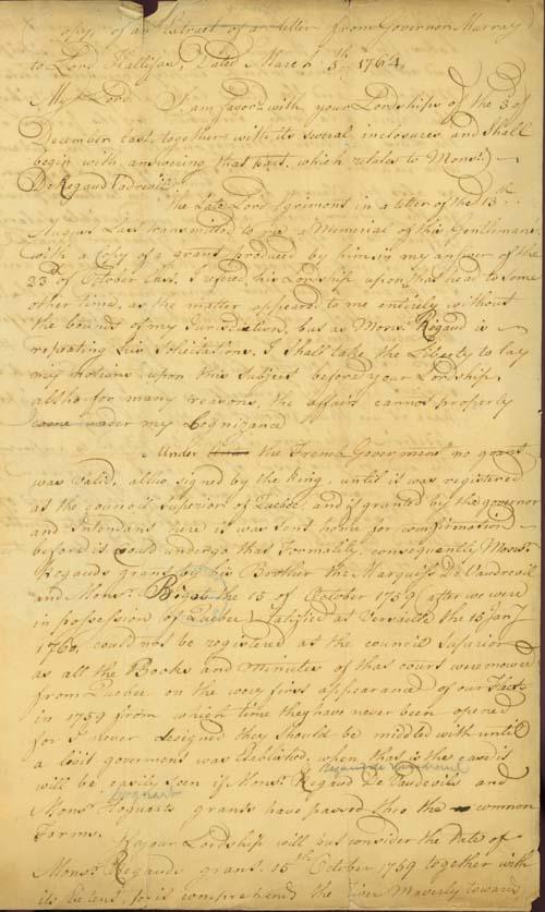 Document (Lettre de Sir James Murray à Lord Halifax) - Répertoire du ...