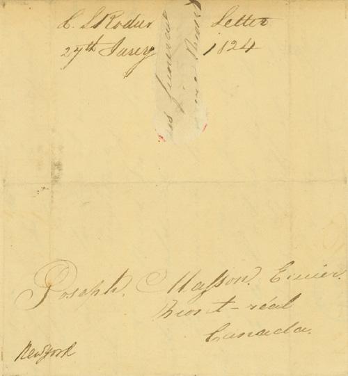 Document (Lettre de Charles Rodier à Joseph Masson) - Répertoire du ...