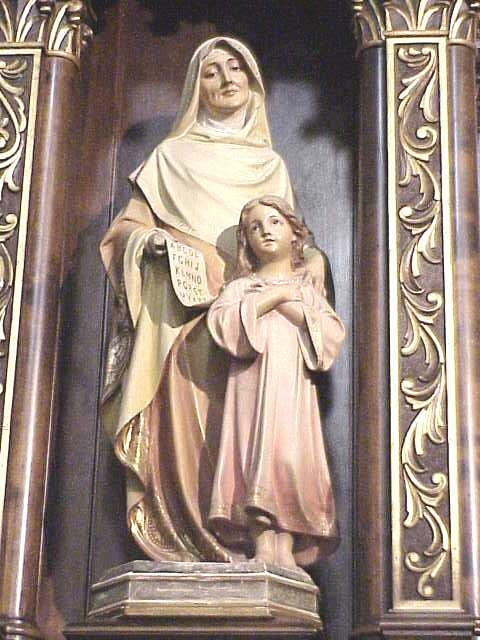 Statue (Sainte Anne et Marie) - Répertoire du patrimoine culturel du Québec