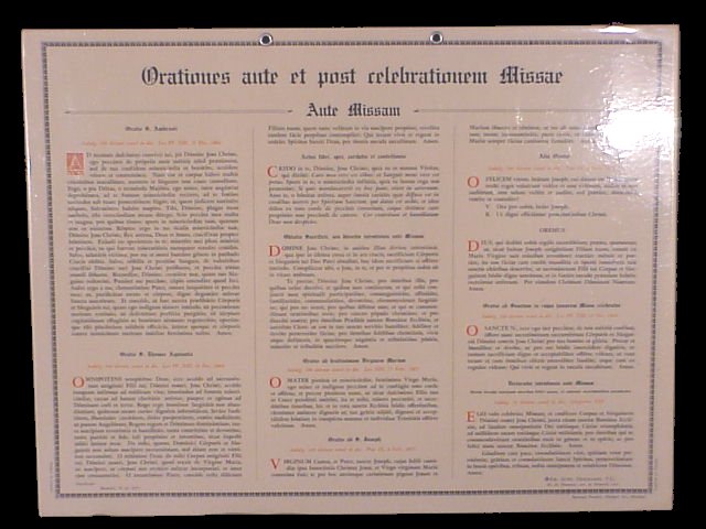 Oraisons - Répertoire du patrimoine culturel du Québec