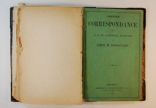 Brochure (Dernière correspondance entre le Cardinal Barnabo et l'Hon. M ...