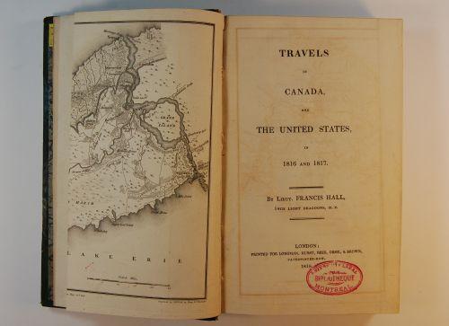 Livre (Travels in Canada and the United States in 1816 and 1817 ...