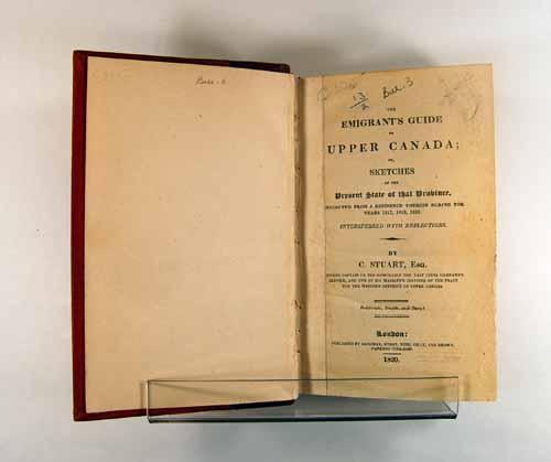 Livre (The emigrant's guide to Upper Canada, or, Sketches of the ...