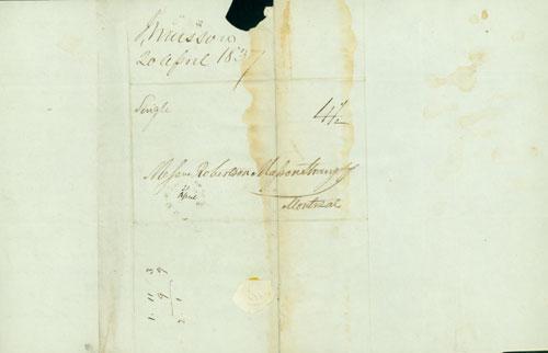 Document (Lettre de Joseph Masson à Robertson, Masson et Co ...