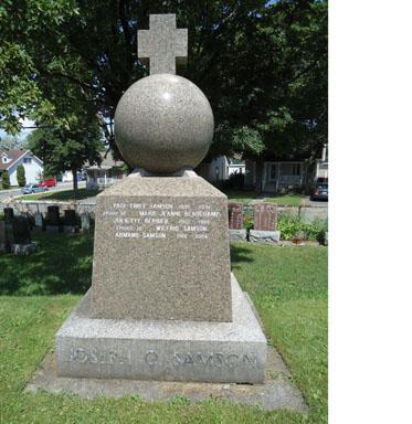 Monument Joseph Samson - Répertoire du patrimoine culturel du Québec