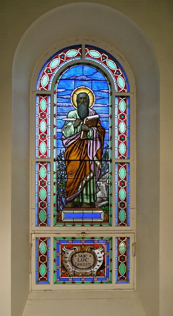 Vitrail (Saint Luc Évangéliste) - Répertoire du patrimoine culturel du ...