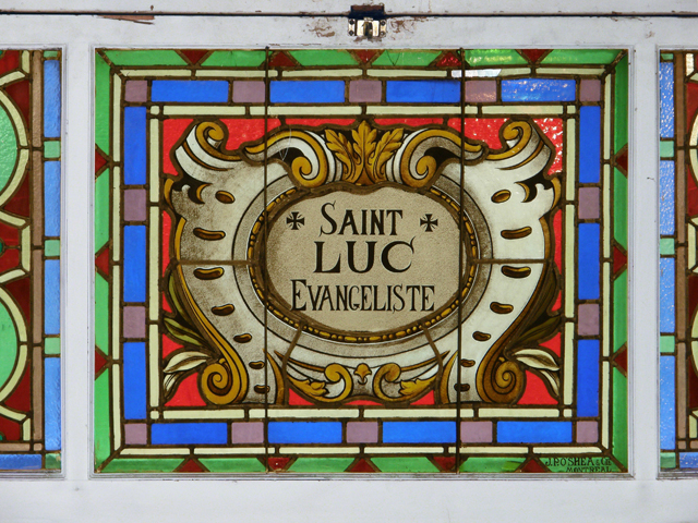 Vitrail (Saint Luc Évangéliste) - Répertoire du patrimoine culturel du ...