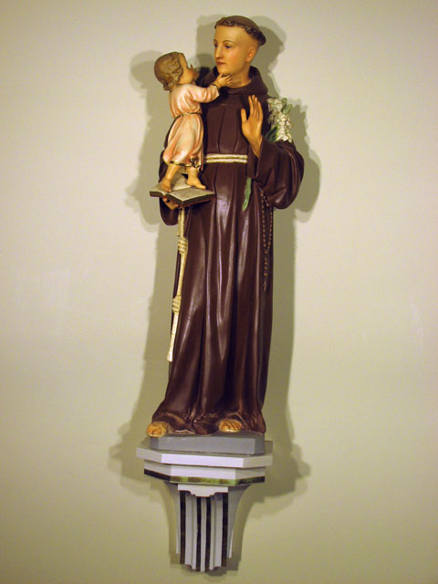 Statue religieuse (Saint Antoine de Padoue) - Répertoire du patrimoine ...