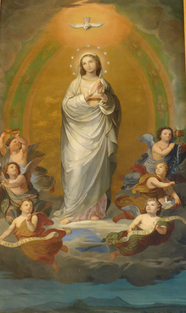 Tableau d'autel (L'Immaculée Conception) - Répertoire du patrimoine culturel du Québec